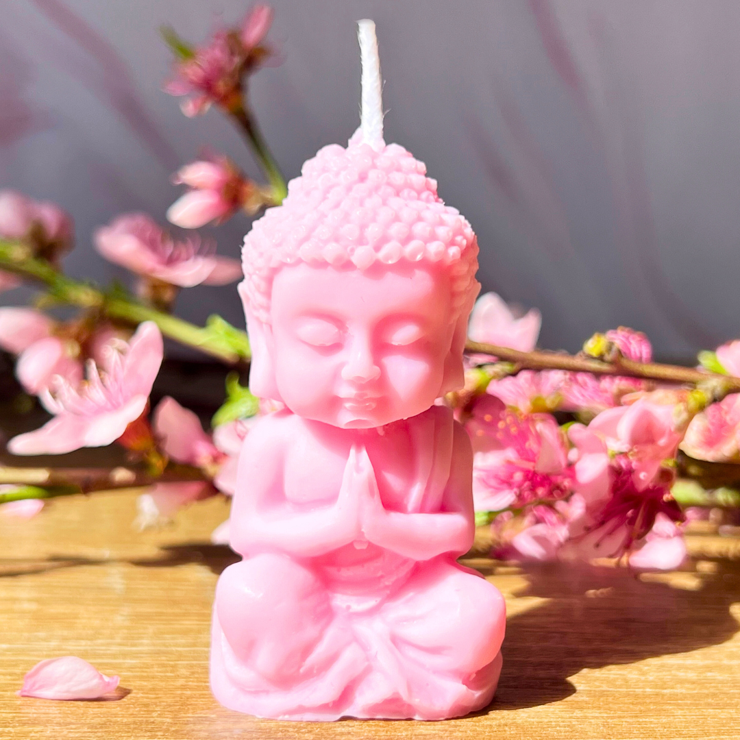 Natural Soy Buddha Candles | Buddha Candles | Handmade Mini Buddha ...