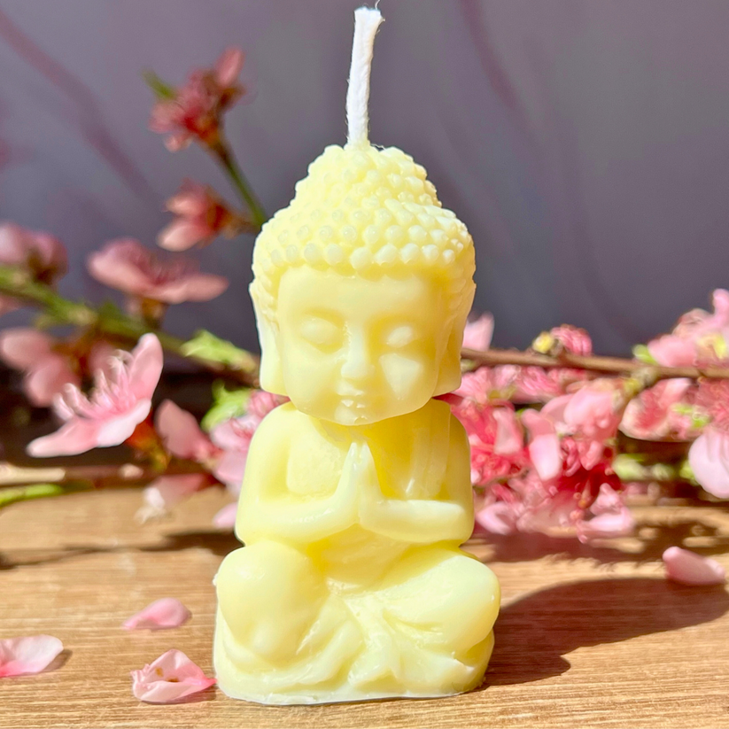 Natural Soy Buddha Candles | Buddha Candles | Handmade Mini Buddha ...